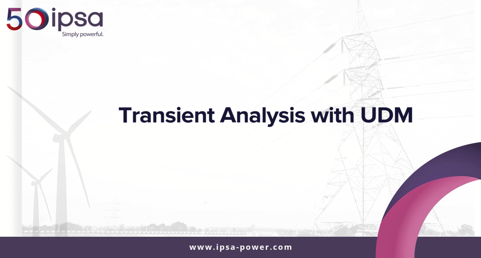 Transient Analysis With Udm Ipsa 5017